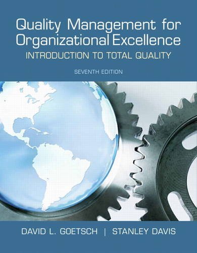 Quality Management for Organizational Excellence: Introduction to Total ...
