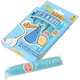 Amazon.com: Personalized Blue It's a Boy Bubble Gum Cigar Box of 36 ...