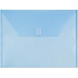 Amazon.com: JAM PAPER Plastic Envelopes with Button & String Tie Closure - Large Booklet - 12 x ...