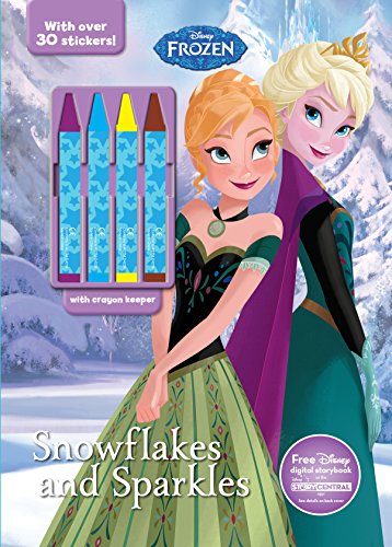 Disney's Frozen Snowflakes and Sparkles Coloring and Activity Book