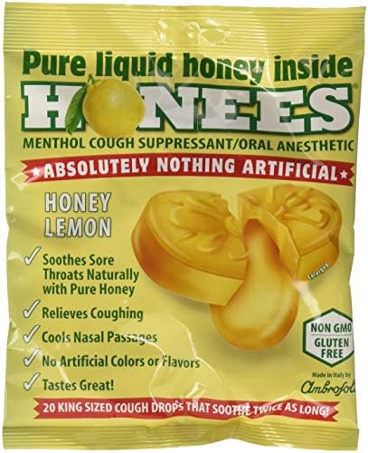 Honees Honey Lemon Cough Drops 20 Pack - 12 per pack price in Saudi Arabia | Amazon Saudi Arabia ...
