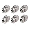 Cable Matters UL Listed 6-Pack RJ45 Shielded Keystone Jack with ...