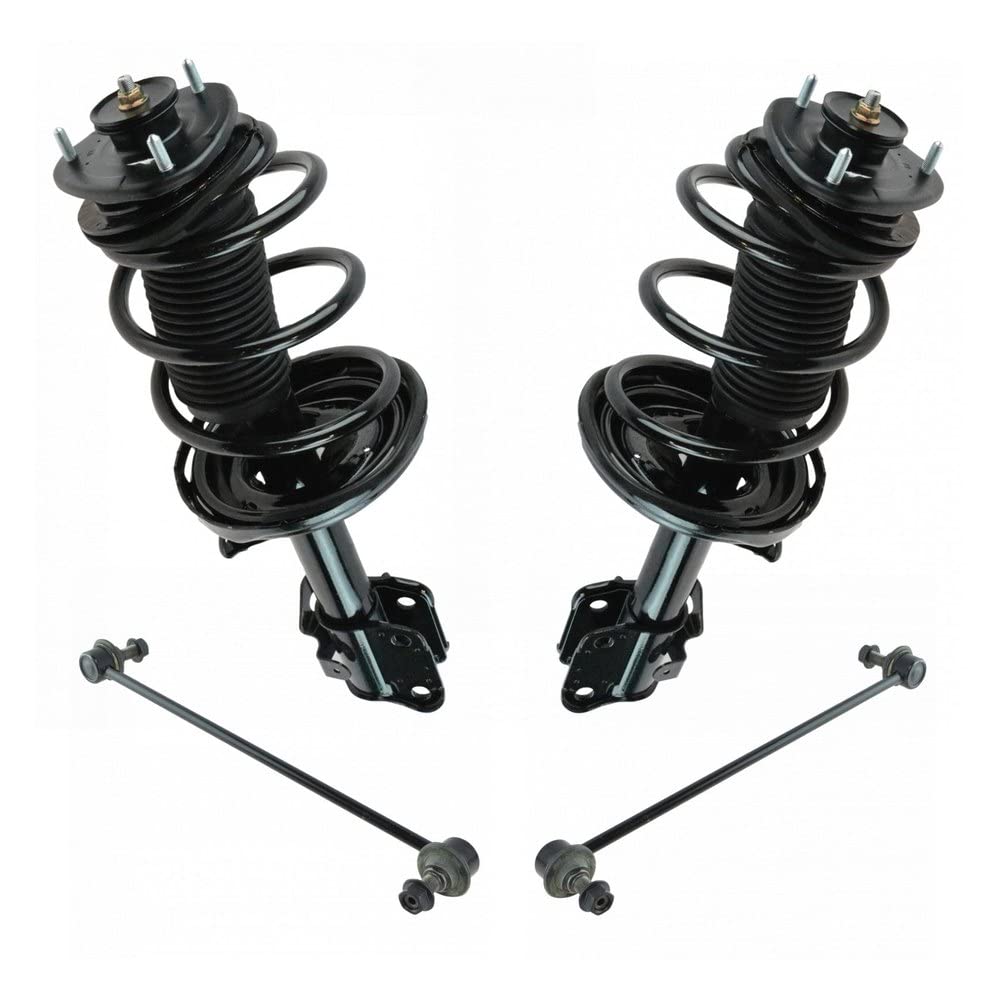 TRQ Front Suspension Kit Complete Strut & Coil Spring Assembly Sway Bar ...