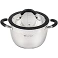 Amazon.com: Daniks Orlando Stainless Steel Stock Pot with Glass Lid ...