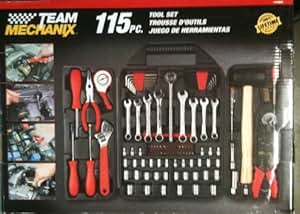 Team Mechanix 115 Pc. Tool Set - Hand Tool Sets - Amazon.com