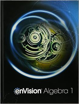 Amazon.com: Envision Aga Student Edition Algebra 1 Grade 8/9 Copyright ...