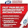 BC Powder Sinus Pain & Congestion Relief, Dissolve Packs, 4 Count, 6 ...