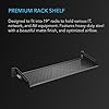 AC Infinity Vented Cantilever 1U Universal Rack Shelf, 6" Deep, for 19 ...
