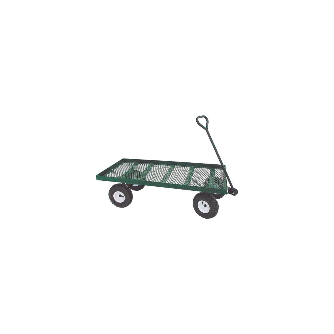 Strongway Steel Jumbo Garden Wagon - 1400-Lb. Capacity, 48in.L x 24in.W ...