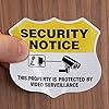 SmartSign “Protected by Video Surveillance” Security Notice Decal Set ...