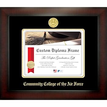 Amazon.com - Community College of the Air Force (CCAF) Diploma Frame ...