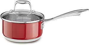 Amazon.com: KitchenAid Stainless Steel 1.5-Quart Saucepan with Lid ...