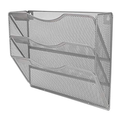 EasyPAG 3 Pocket Wall Mounted File Organizer Vertical Hanging File ...