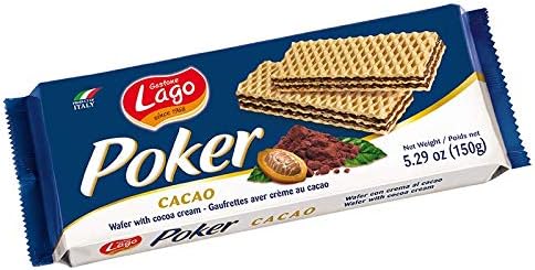 Gastone Lago Poker Wafers with Cacao Cream Filling 150 g price in Saudi ...