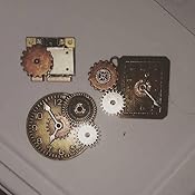 Amazon.com: 30pcs Antique Bronze Mix Skeleton Steampunk Clock Face ...