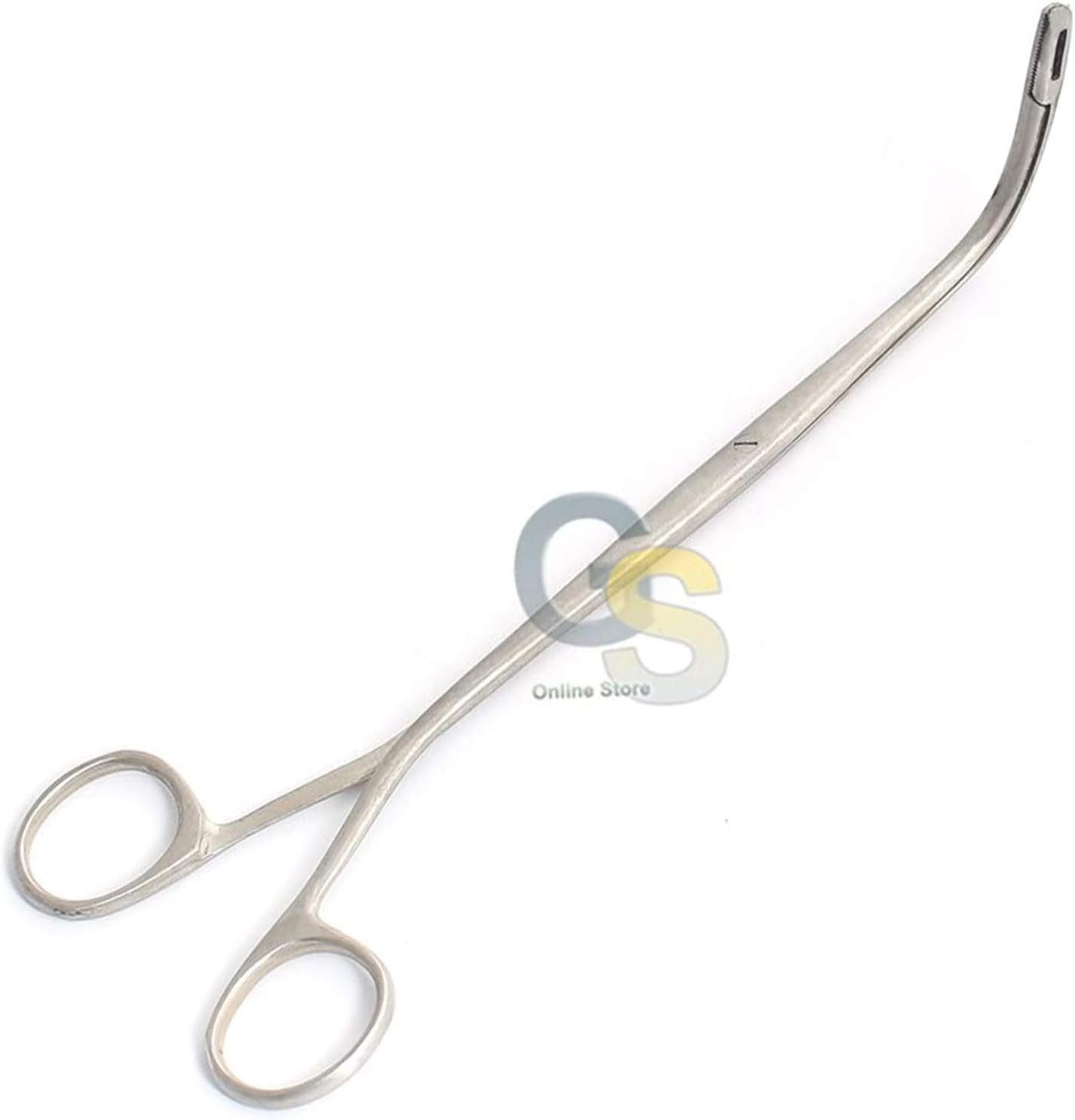 Amazon.com: G.S Randall Kidney Stone Forceps Three Quarter Curved ...