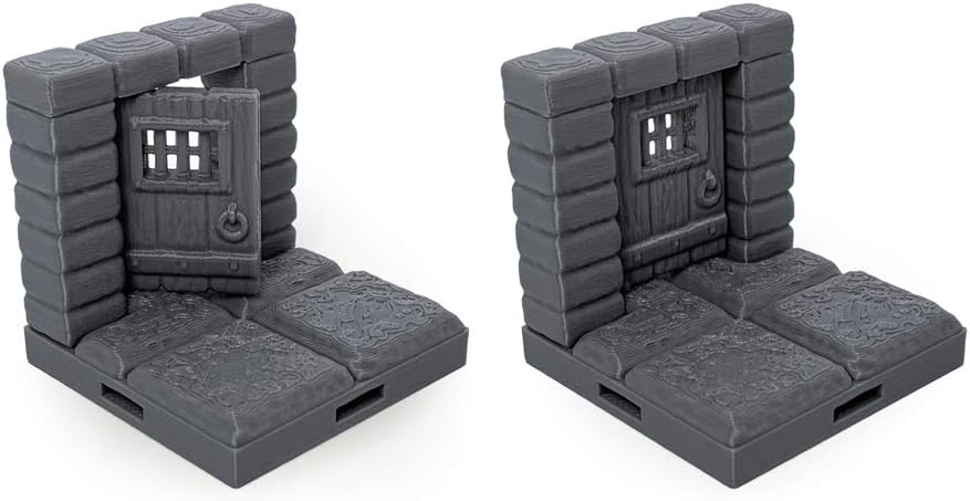 Locking Dungeon Tiles – Jail and Holding Cells, Paintable 3D Printed ...