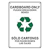 Weatherproof Plastic Vertical Cardboard Only Please Breakdown Boxes ...