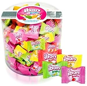 Amazon.com : Elvan ibon fruity, Fruit candy filled with milk, Halal ...
