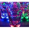 Amazon.com | Light Up Multicolor LED Shot Glass Lite Cubes(Quantity=3 ...