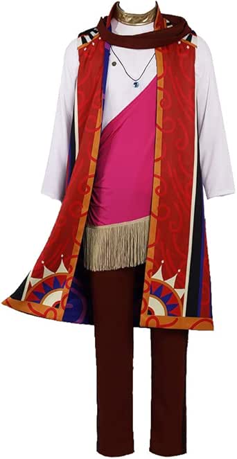 Amazon.com: The Arcana Asra Cosplay Costume Custom Made Men's Game ...