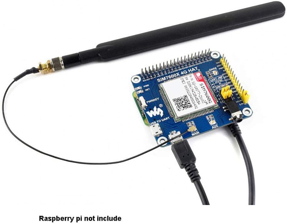 4G/3G/2G/GSM/GPRS/GNSS HAT for Raspberry Pi/Jetson Nano Based SIM7600G ...