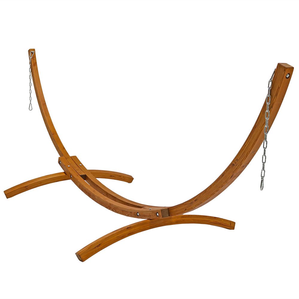 Buy Sunnydaze 12 Foot Curved Wood Hammock Stand Only 2 Person Wooden