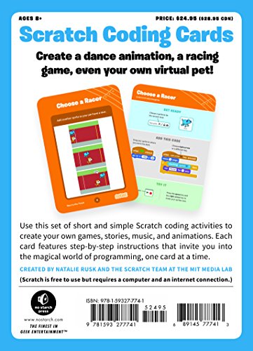 Scratch Coding Cards Creative Coding Activities For Kids Pricepulse
