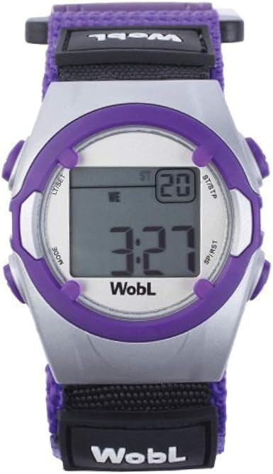 WobL Watch - 8-Alarm Vibrating Reminder Watch PURPLE: Amazon.co.uk: Watches