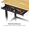 FLEXIMOUNTS Work Bench w/Drawer, 3000-lb Capacity，48“x 24“ Garage ...