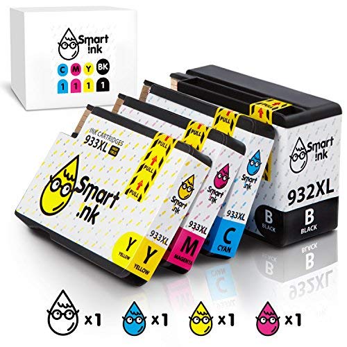 Smart Ink Compatible Ink Cartridge Replacement for HP 932 XL 933 XL ...