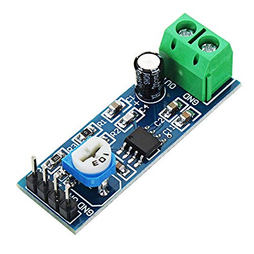 Ardest 200 Times Gain LM386 Audio Amplifier Amplitude Module Board with ...