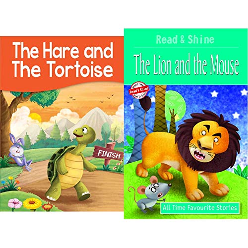Buy The Hare and the Tortoise - Story Book + The Lion and the Mouse ...