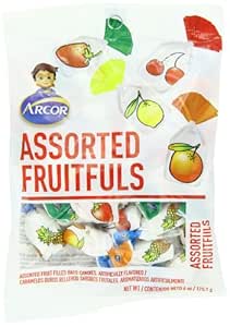 Amazon.com : Arcor Assorted Fruitfuls Candy, 6 Ounce (Pack of 24 ...