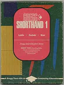 Gregg Shorthand 1 Text-Kit in Continuing Education: Gregg Shorthand 1 ...
