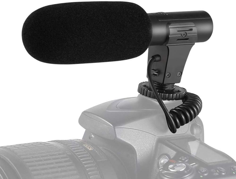 Micrófono de vídeo para cámara de fotos, micrófono de entrevista para ...