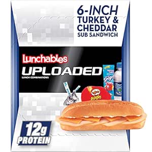 Lunchables Turkey & Cheddar Sub Sandwich Lunch Combination (15 oz Box ...