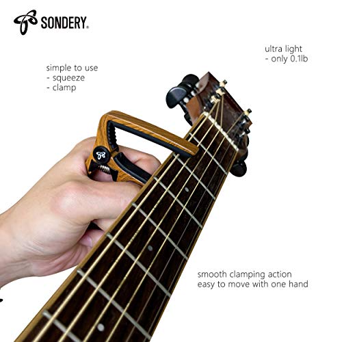 Jackson Guitar Sondery Classical Guitar Capo - Lightweight Aluminum ...