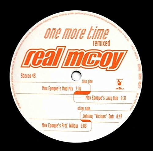 REAL MCCOY - ONE MORE TIME - [12"]: Amazon.co.uk: CDs & Vinyl