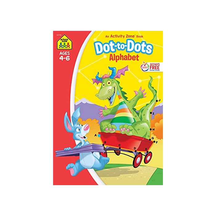 Buy School Zone - Dot-to-Dots Alphabet Workbook - Ages 4 to 6 ...
