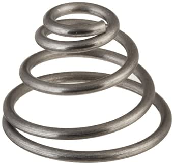 Conical Compression Spring, Type 302 Stainless Steel, Inch, 0.625 ...
