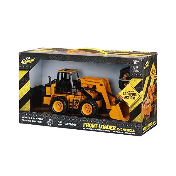 Kid Galaxy Remote Control Front Loader. RC Construction Toy Digger, 27 ...
