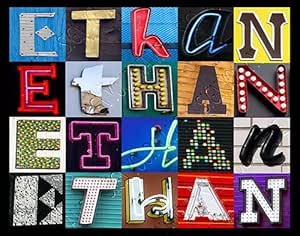 Amazon.com: Ethan Personalized Name Poster Using Sign Letters (11X14 ...