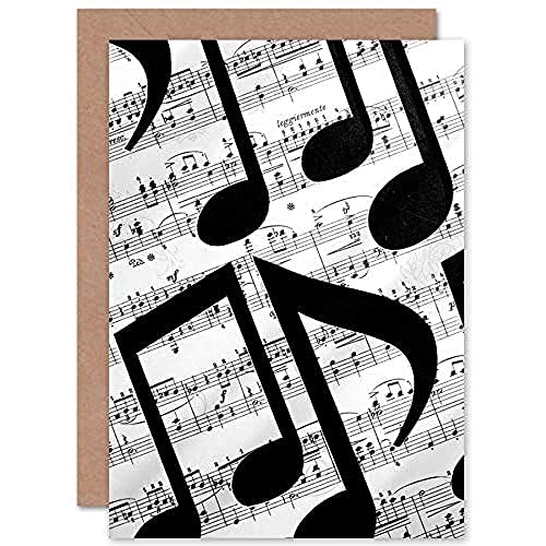Mua Fine Art Prints Musical Notes Sheet Music Greetings Card trên ...