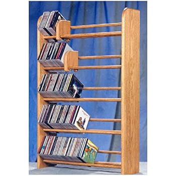 Amazon.com: Wood Shed 901 Solid Oak 9 Row Dowel CD Rack: Kitchen & Dining