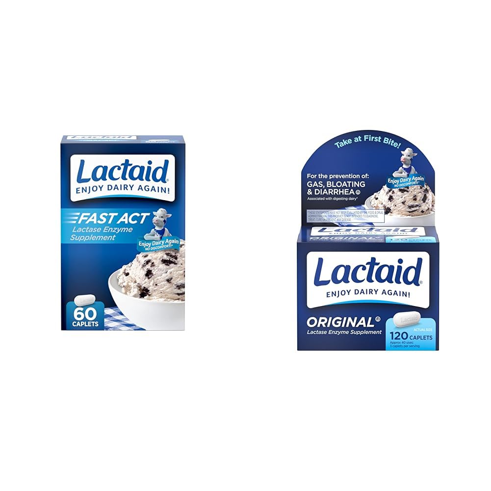 Mua Lactaid Fast Act 60-Pack Original Strength 120-Count Lactose ...