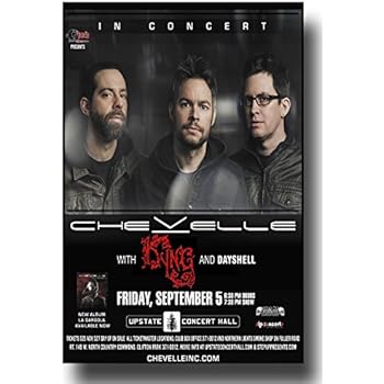 Amazon.com: Chevelle Poster - 11 x 17 Band Concert Promo for a show on ...