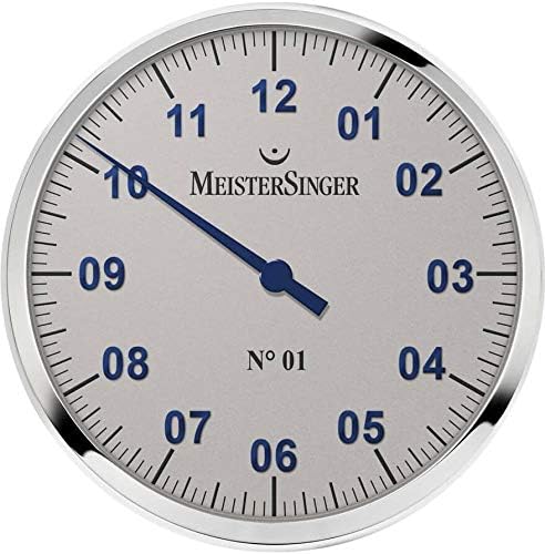 MeisterSinger wall clock - 39cm - WUME01B Wanduhr : Amazon.de: Uhren