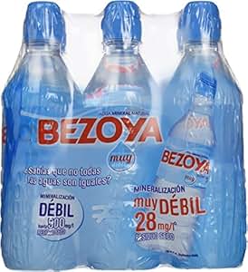 Bezoya - Agua Mineral Natural - Pack 6 x 50 cl: Amazon.es: Alimentación ...