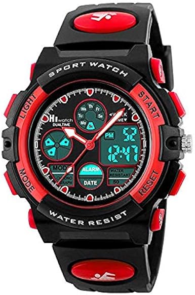 Hiwatch Kids Sport Watch Outdoor Digital for Boys Girls Children Dual ...